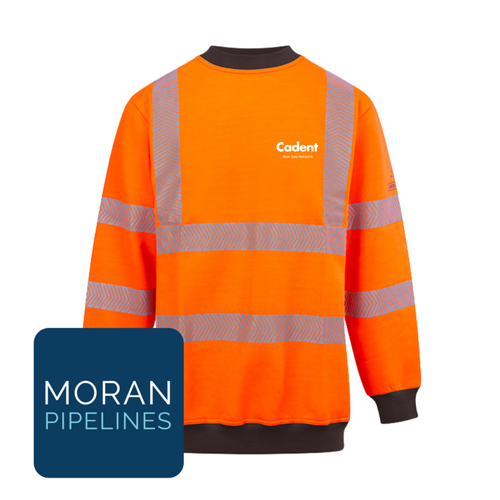 High Visibility Arc Flash Sweatshirt (Orange) – TIX Printing